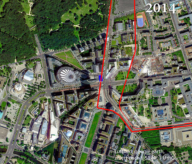 Der Potsdamer Platz zwischen 1685 und 2014
